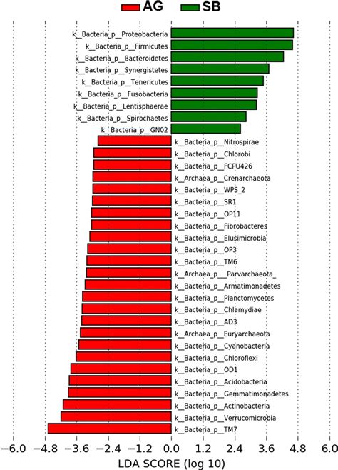 Linear Discriminant Analysis Effect Size Lefse Rank Plot Of Download Scientific Diagram