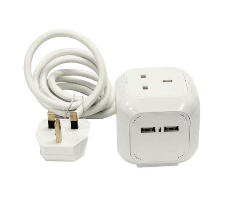 Cube 4 Way Socket Usb Toolwarehouse Buy Tools Online