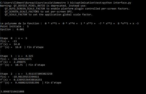 Github Maureau Projet Newton Raphson Optimisation Interface Graphique Pour La Méthode Newton