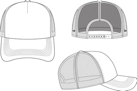 Blank Hat Template