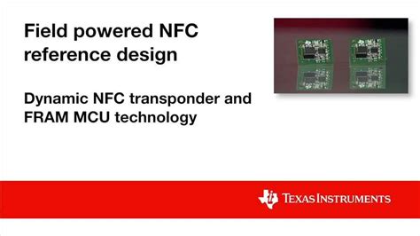 forget the battery with nfc and msp430™ fram mcus video