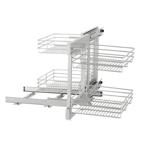 Universal Blind Corner Optimizer For 18 Cabinet Opening Chrome