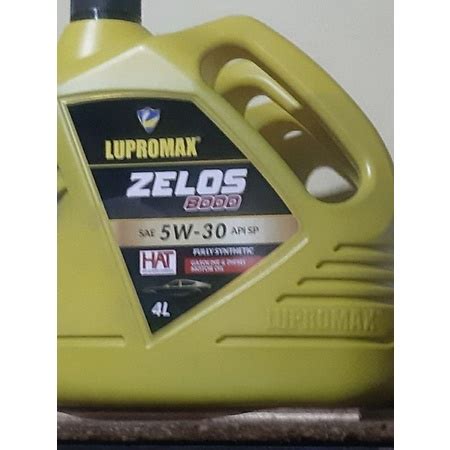 Jual Oli Mesin Mobil Bensin Lupromax Zelos W Synthetic Sp Cf Oil Original Shopee
