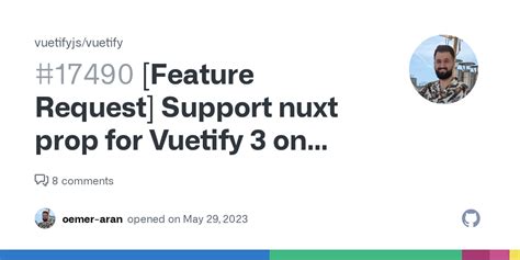 Feature Request Support Nuxt Prop For Vuetify 3 On Routable