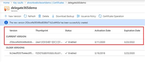 Blogatworkat Automate Ssl Certificates Updates With App Services And Azure Key Vault