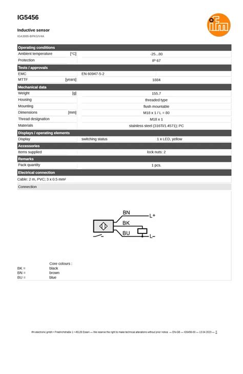 5 Mm Ifm Inductive Sensor 24 V Pnp At ₹ 8000 Piece In Kolkata Id 2856617373588
