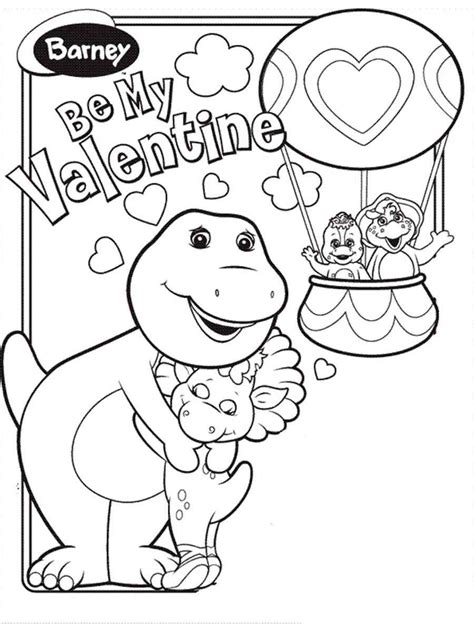 Barney And Friends Coloring Pages