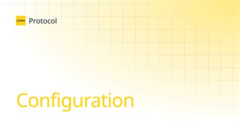 Configuration Protocol