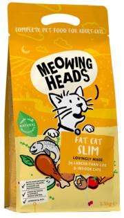 Корм сухой для кошек MEOWING HEADS Fat Cat Slim — купить в интернет ...