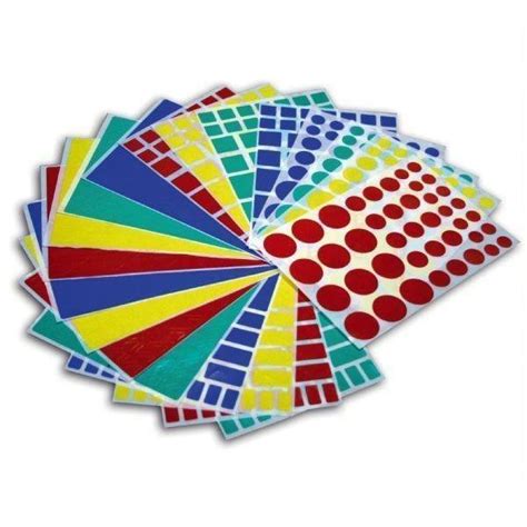 Gomets geométricos pequeños Apli Colores surtidos