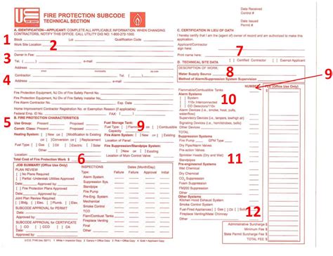 How To Fill Out A Construction Permit Township Of Florence