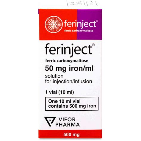 Ferinject Iron 1 Vial For Injection Nahdi