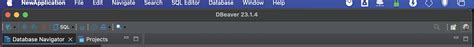 NewApplication In Menu Bar Issue 20822 Dbeaver Dbeaver GitHub