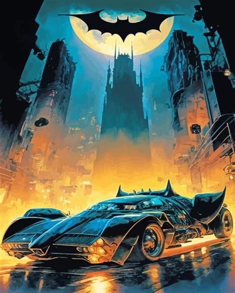 Batmobile Car Diamond Painting DiamondPaintings Pro