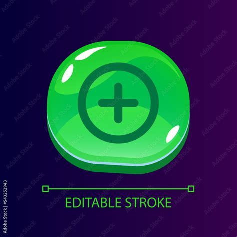 plus sign glossy ui button with linear icon calculator control option