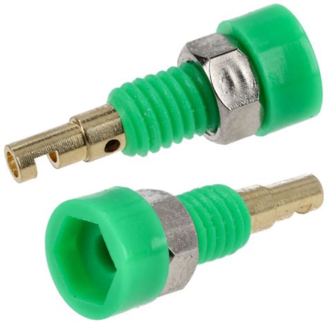 Truconnect 170589 2mm Insulated Test Socket Gold Plated Green Rapid