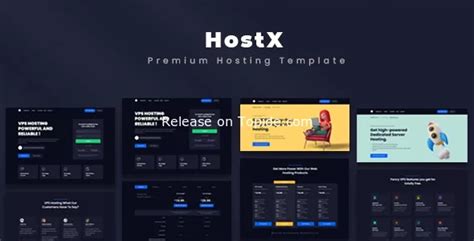 hostx v2 2 1 域名主机提供商模板 双版本 顶点网 php源码、wp主题、wp插件