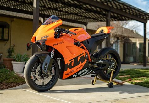 2022 Ktm Rc 8c With Zero Miles Iconic Motorbike Auctions