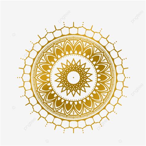 황금 이슬람 장식 골드 만다라 금 장식 금 Png 일러스트 및 Psd 이미지 무료 다운로드 Pngtree