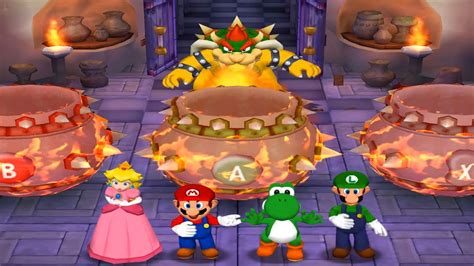 【마리오 파티 4567】모든 스킬 미니게임 피치 Vs 마리오 Vs 루이지 Vs 요시 Youtube