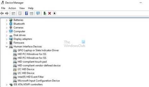 Der I2C HID Gerätetreiber Funktioniert Unter Windows 11 10 Nicht