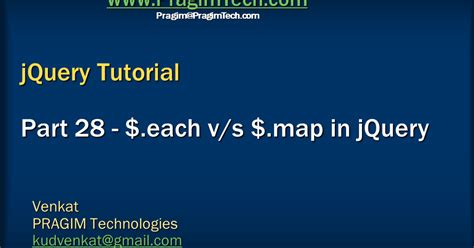 Sql Server Net And C Video Tutorial Difference Between Each And Map