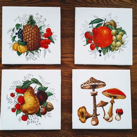 Fruit Tile Etsy