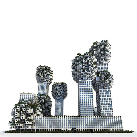 미래의 고층 빌딩 01 3d 모델 10 3ds Fbx Max Obj Free3d