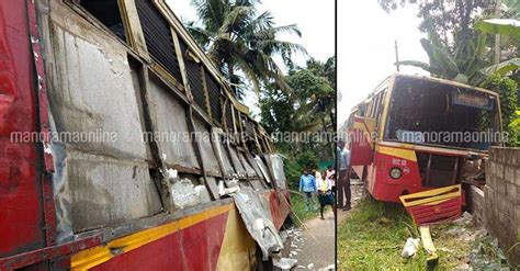 നിറയെ ഇന്ധനവുമായി വന്ന ടാങ്കർ ലോറി ബസുകളിൽ ഇടിച്ചു വൻ ദുരന്തം ഒഴിവായി