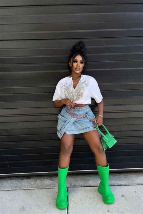 Pocketed Denim Wrap Mini Skirt Wow Garments