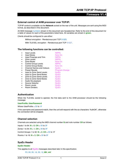 ahm tcp protocol v1 4 pdf transmission control protocol internet protocols
