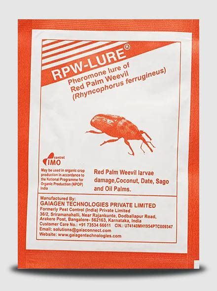 Pheromone Lure For Red Palm Weevil Pasumai Bhoomi