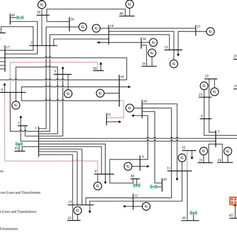 The 6bus System Topology Modification Diagram Download Scientific Diagram