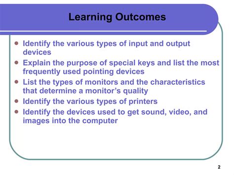 chapter 3 input and output devices ppt