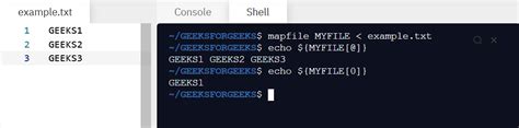Mapfile Command In Linux With Examples GeeksforGeeks