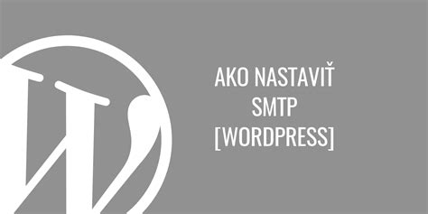 Как настроить Smtp для отправки писем в Wordpress