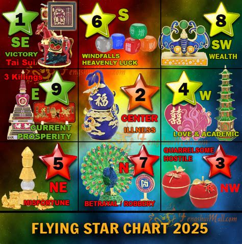 Complete Flying Star Charts 2025