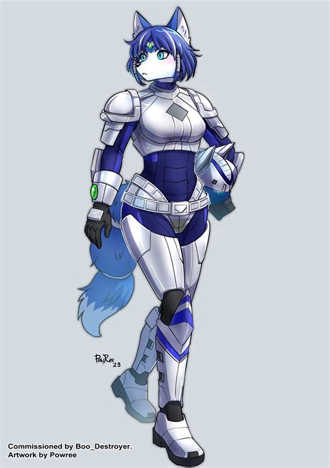 280260 Safe Artistpowree Krystal Star Fox Canine Fox Mammal