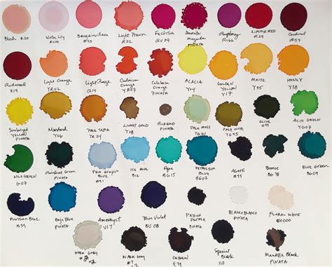 Alcohol Ink Color Chart Printable Printable Word Searches