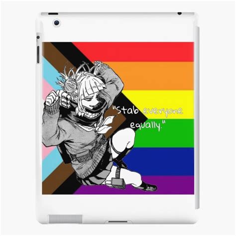 My Hero Academia Toga Himiko Philadelphia Rainbow Pride Flag Ipad