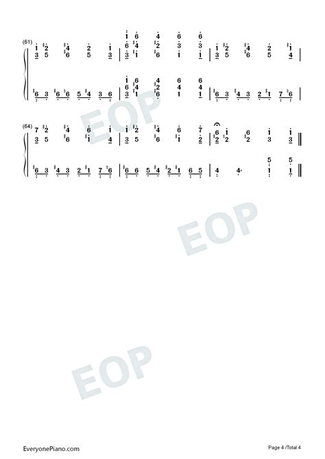 六首保加利亚节奏舞曲 第四首双手简谱预览 Eop在线乐谱架