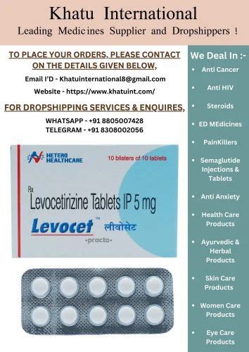 Levocet 5mg Tablet At ₹ 95 Box Levocetirizine 5 Mg Tablets In Nagpur