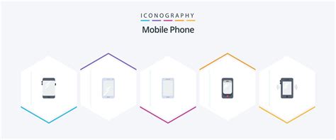 Mobile Phone 25 Flat Icon Pack Including Huawei 19244467 Vector Art At Vecteezy