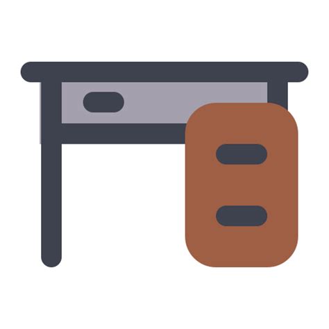 Icono De Mesa De Oficina Generic Flat