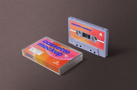 Free Audio Cassette Tape Mockup Psd Mockuptree