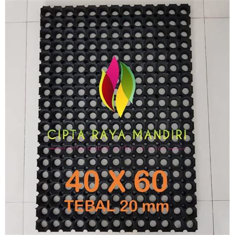 Jual Keset Karpet Karet Anti Slip Kamar Mandi Tebal 40 X 60 Cm Karpet