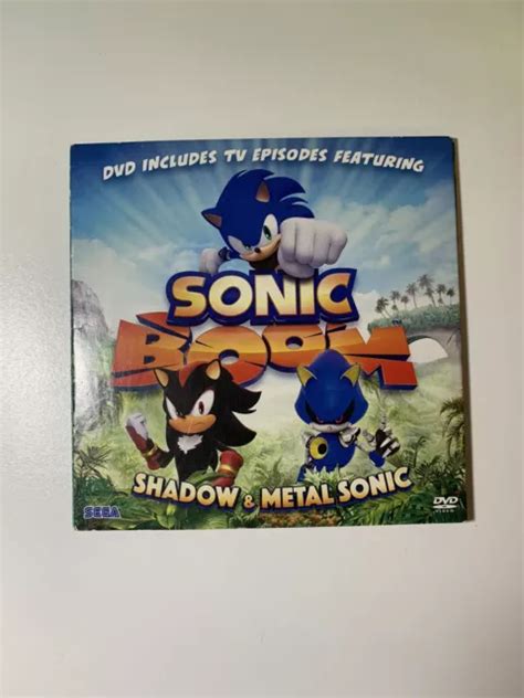Sega Sonic The Hedgehog Sonic Boom Dvd Shadow Metal Collectible Movie