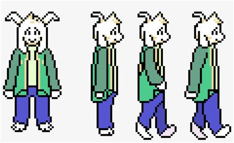 Asriel Dreemurr Color Sprite Pixel Art Pc Computer Undertale The Spriters Resource If You