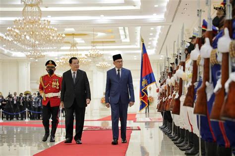 Update ៖ សម្ដេចតេជោ ហ៊ុន សែន អញ្ជើញទទួលស្វាគមន៍ដំណើរទស្សនកិច្ចផ្លូវការរបស់