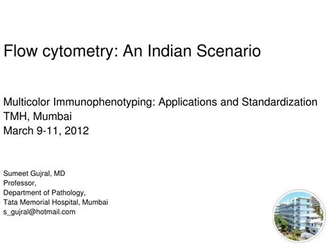 Ppt Flow Cytometry An Indian Scenario Multicolor Immunophenotyping Applications And